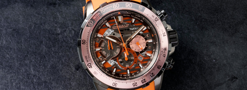 The Cobalt Airborne is built bold with sapphire crystal stainless steel ...