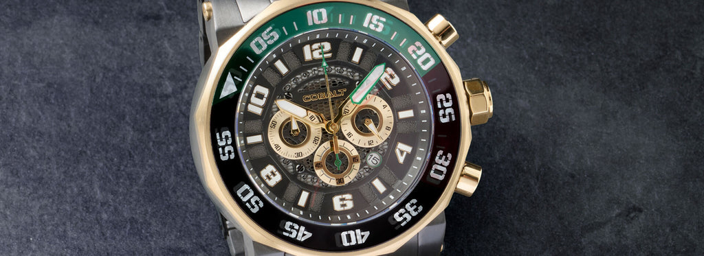 Cobalt Goliath Watch for Big Men, Chronograph watch, Cool Watch ...