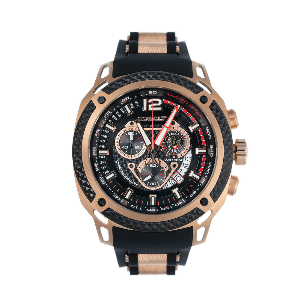 Cobalt Striker - Rose Gold watch, Men's Chronograph watch, New ...